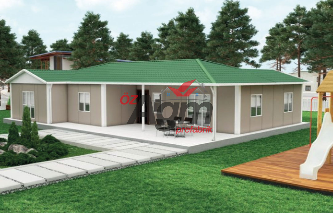 AGM 128 Tek Katlı Prefabrik Ev | AGM Prefabrik Konteyner